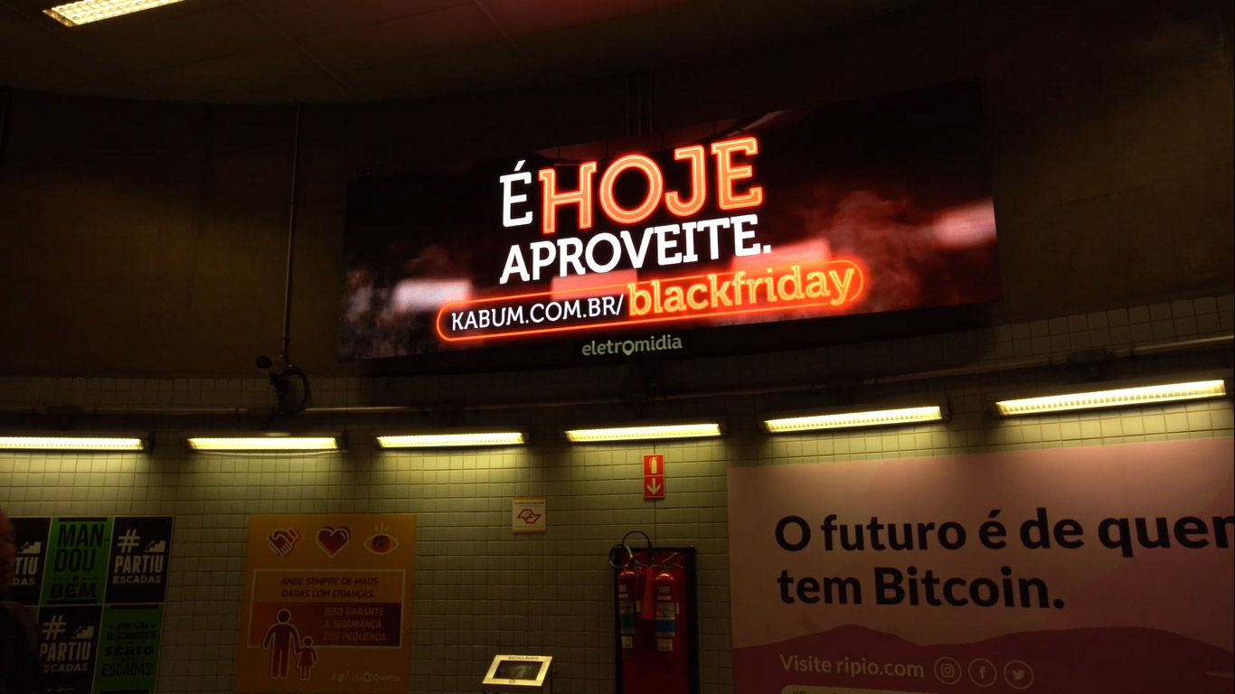 Eletromidia - Black Friday - Via Varejo e Casas Bahia